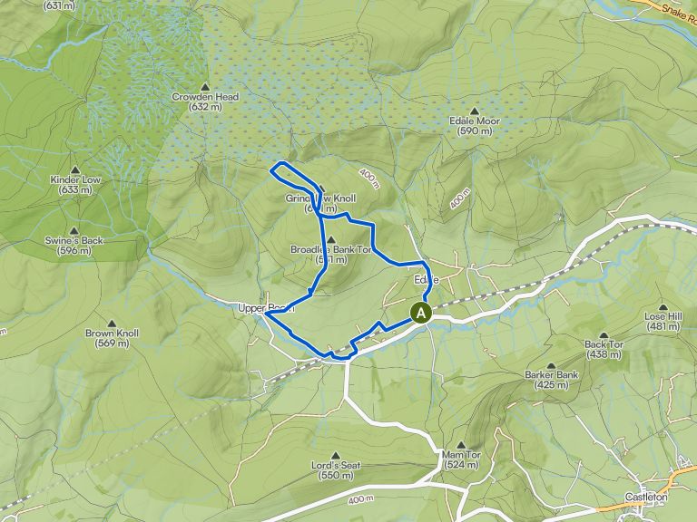 Grindslow Knoll & Labrador Rock loop from Edale — Parque Nacional do ...